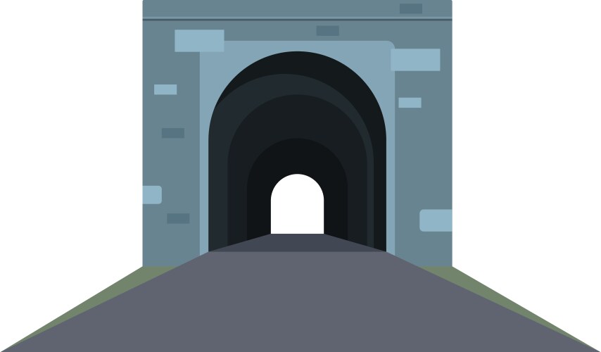 Brick tunnel icon cartoon style Royalty Free Vector Image