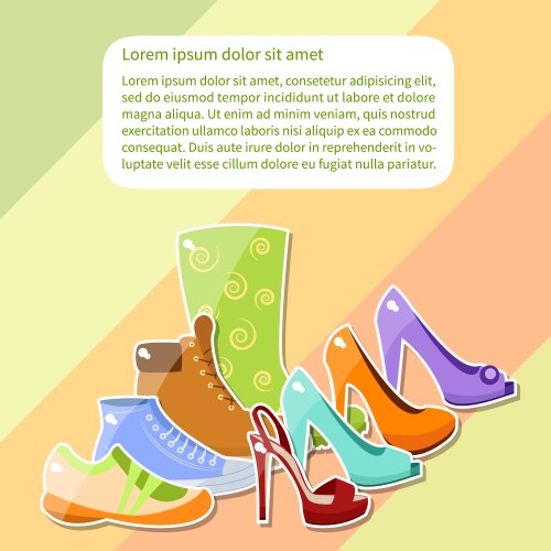 Sport shoes Royalty Free Vector Image - VectorStock