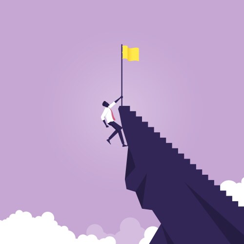 Managing project timeline or task completion Vector Image