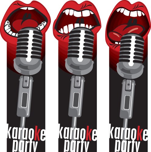 Karaoke Singing Lips Vector Images (over 190)