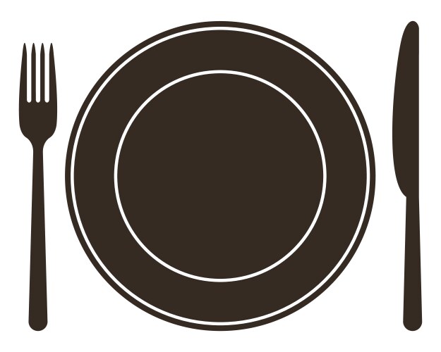Plate Knife and Fork Vector Images (over 35,000)