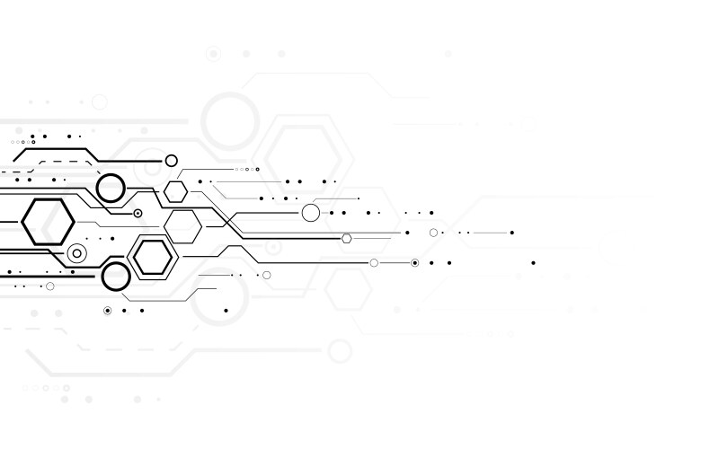 Abstract technology geometric minimal background Vector Image