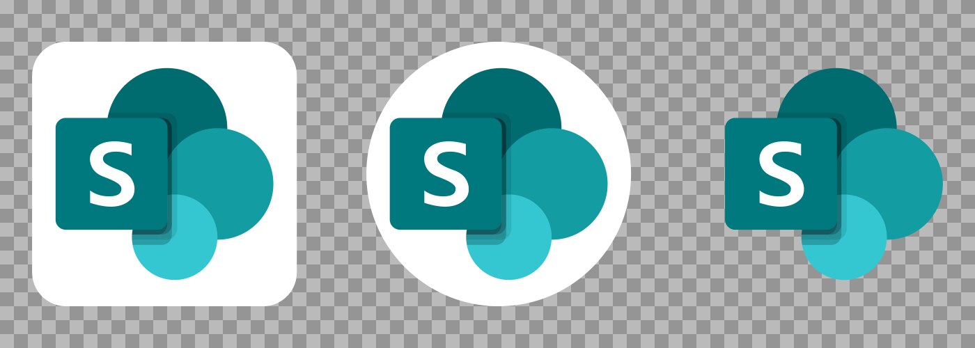Microsoft office sharepoint logo Royalty Free Vector Image