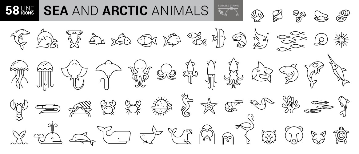 Sea Creatures Vector Images (over 48,000)