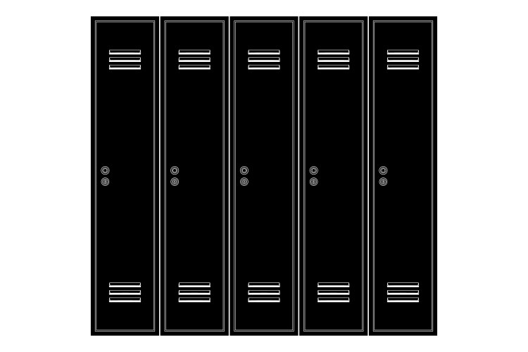 Lockers Outline Drawing Vector Images (over 260)