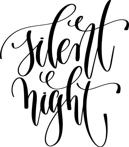 Good night - hand lettering inscription text Vector Image