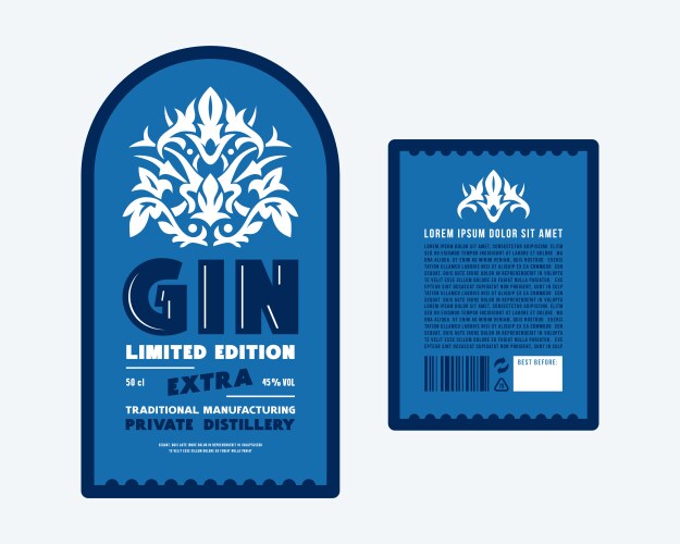 Gin Label Template Vector Images (over 690)