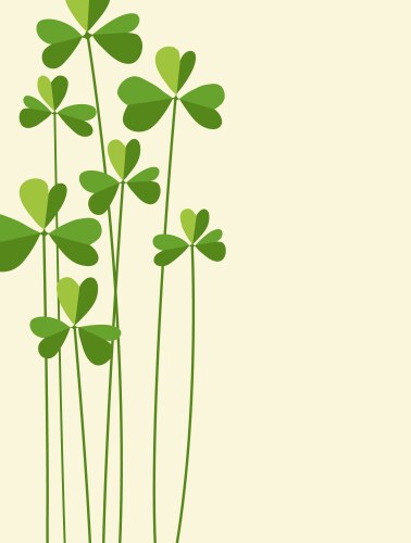 St patricks day shamrock handwritten lucky you Vector Image