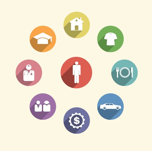 Human needs new Royalty Free Vector Image - VectorStock