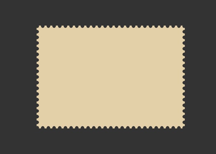 Postage stamp frames empty border template Vector Image