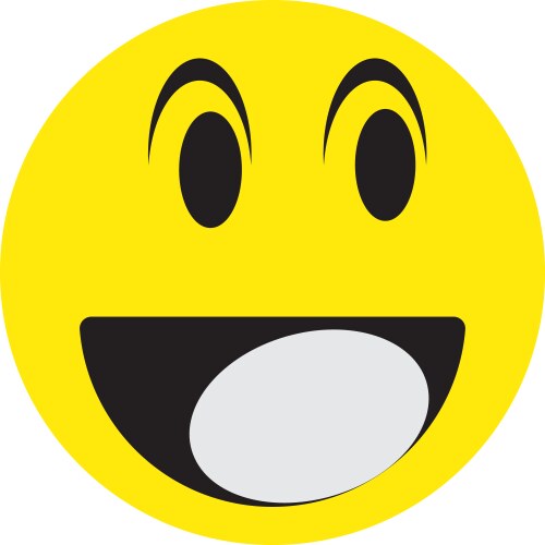 Emoticon template face Royalty Free Vector Image