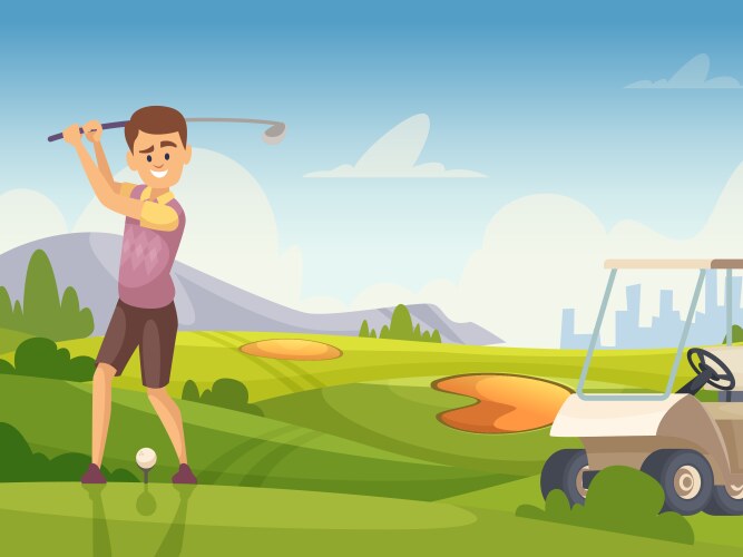 Cartoon Golfer Vector Images (over 3,500)