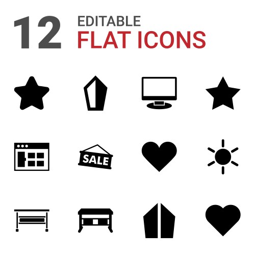 Contemporary icons Royalty Free Vector Image - VectorStock