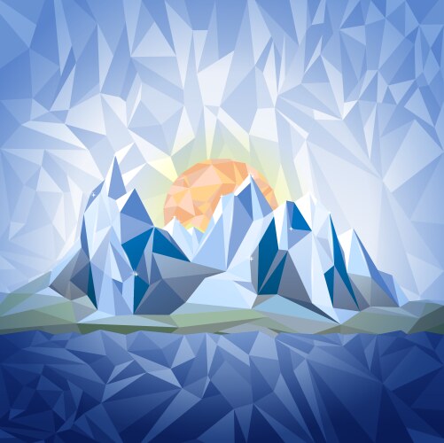 Mountain Stylized Vector Images (over 2,200)