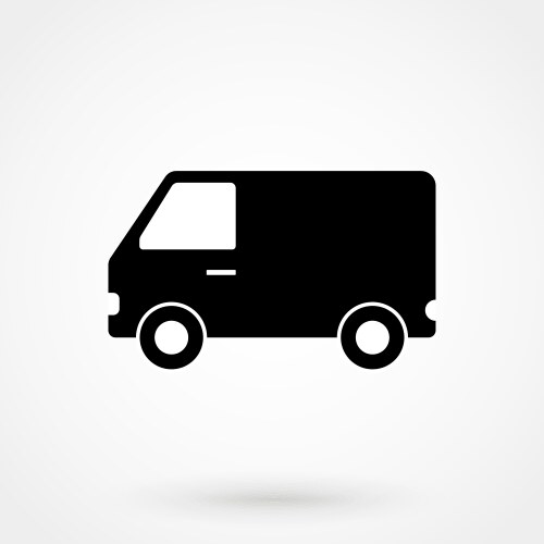 Truck icon delivery van service concept Royalty Free Vector