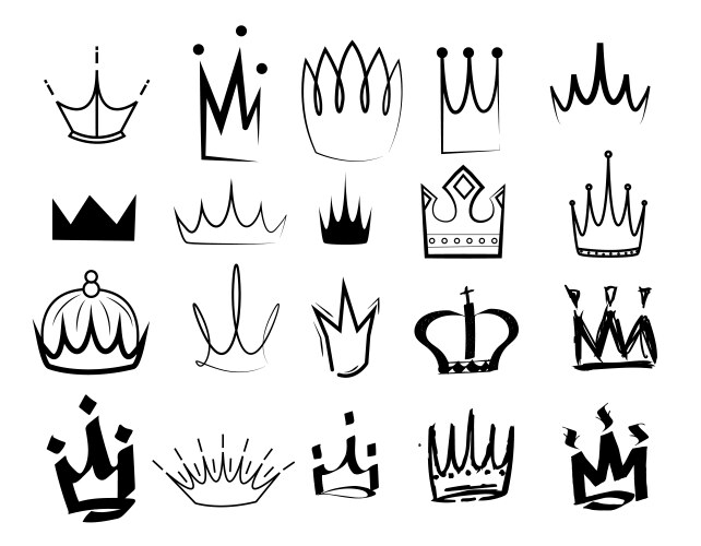 Vip crown symbol Royalty Free Vector Image - VectorStock