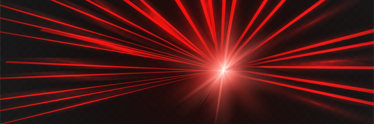 Two red laser beams Royalty Free Vector Image - VectorStock