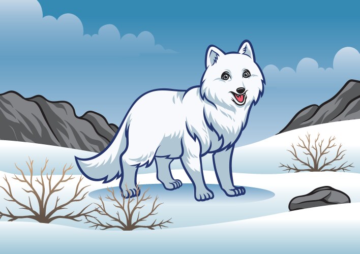 Arctic Fox Vector Images (over 1,100)
