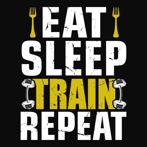 Eat sleep code repeat Royalty Free Vector Image