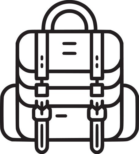 Backpack Royalty Free Vector Image - VectorStock