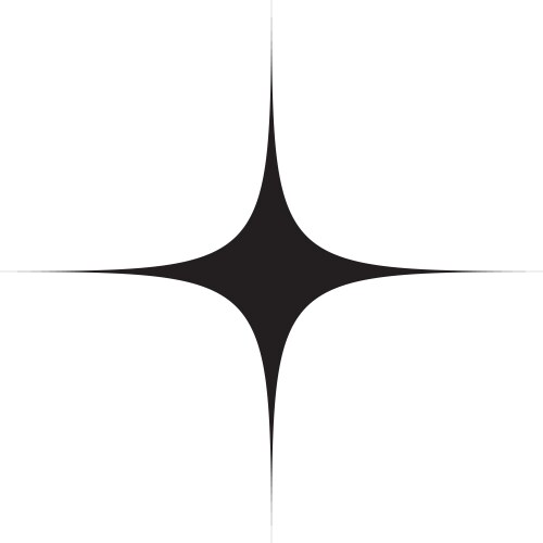 Star sparkle icons collection futuristic shape Vector Image