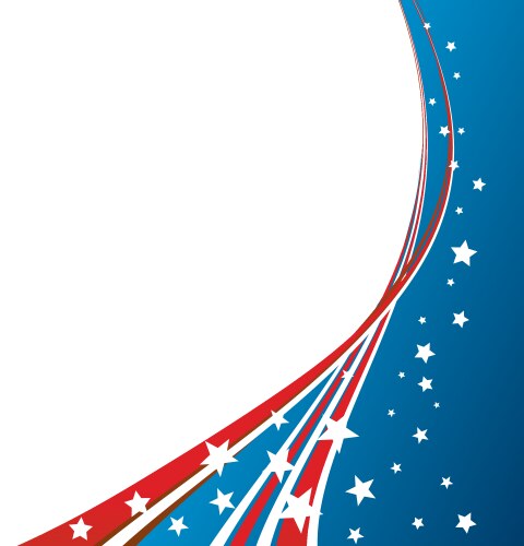 Patriotic background Royalty Free Vector Image