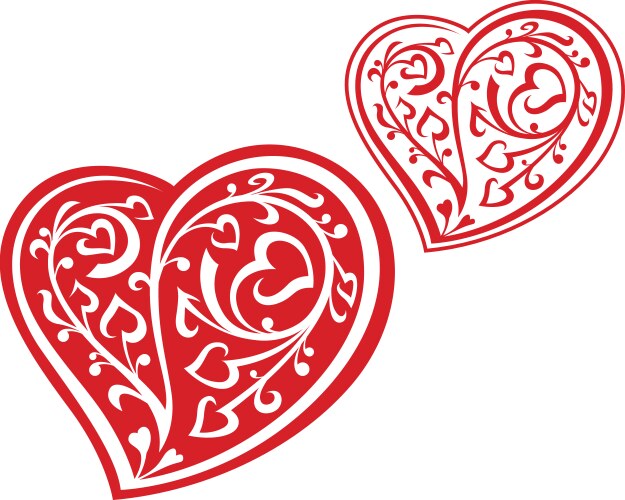 Hearts Royalty Free Vector Image - VectorStock
