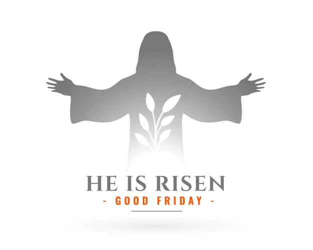 Holy week good friday religious background Vector Image