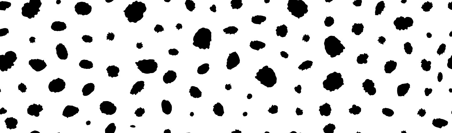 Seamless dalmatian animal horizontal pattern Vector Image