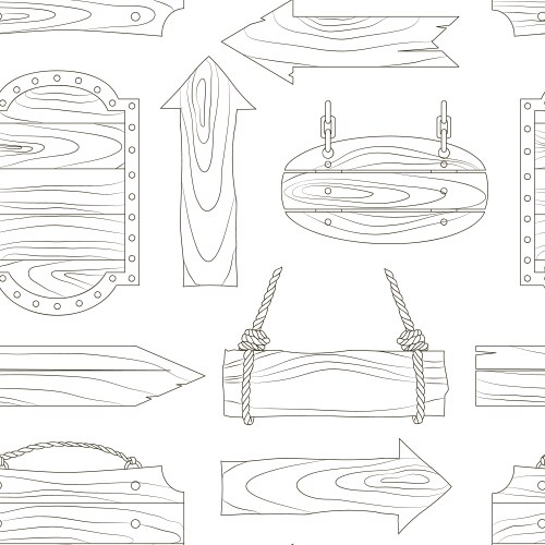 Cutting board pattern Royalty Free Vector Image