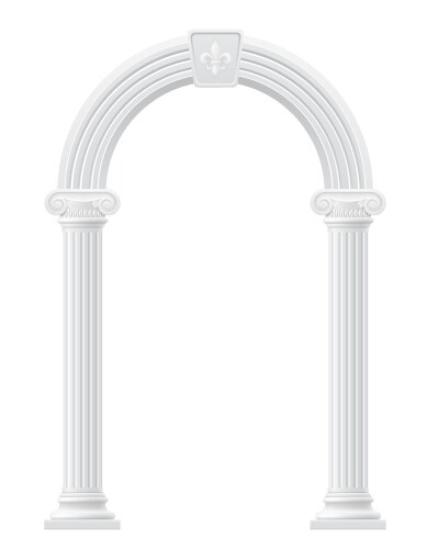 Classic arch Royalty Free Vector Image - VectorStock