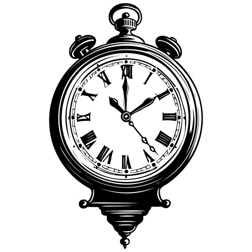 Vintage Clock Logo Vector Images (over 4,600)