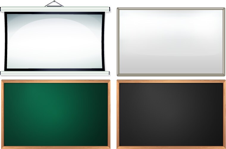 Writing on board Royalty Free Vector Image - VectorStock