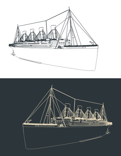 Titanic Vector Images (over 2,100)
