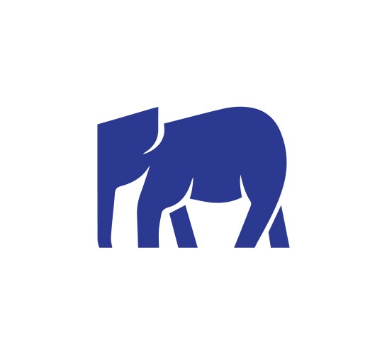 Elephant logo icon Royalty Free Vector Image - VectorStock