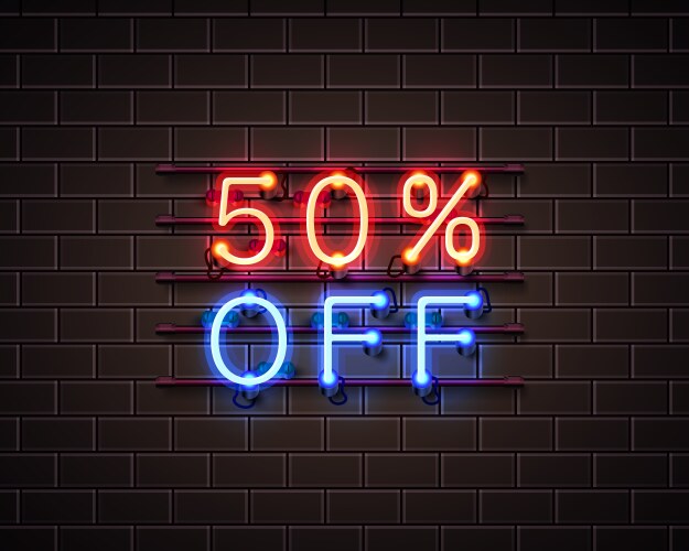 Neon Tortas Sign Royalty Free Vector Image - VectorStock