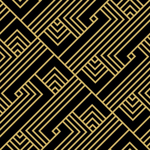 Seamless geometric luxury pattern Royalty Free Vector Image
