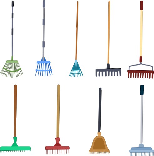 Rake Cartoon Harrow Vector Images (48)