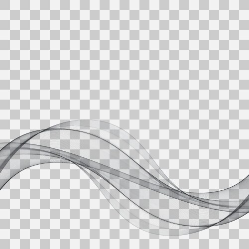 Abstract swoosh wave smoke border frame layout Vector Image