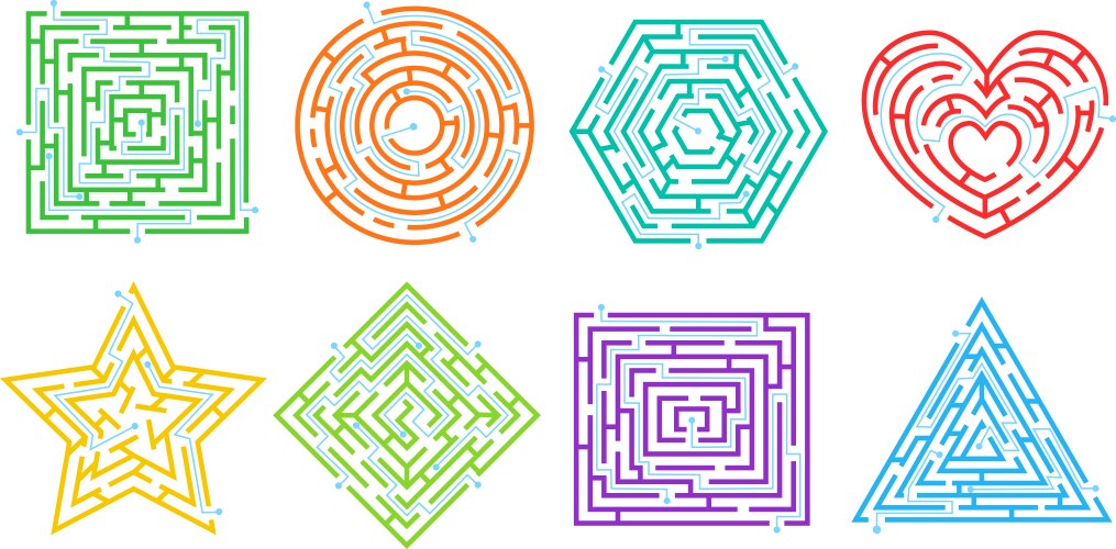 Simple Maze Vector Images (over 11,000)