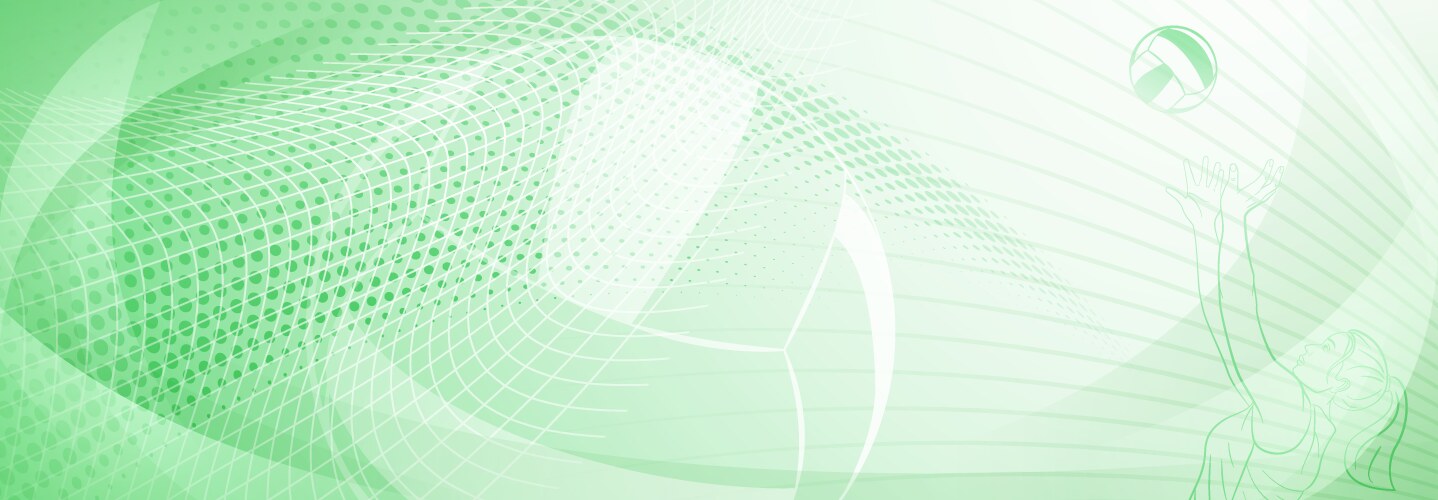 Volleyball themed background Royalty Free Vector Image