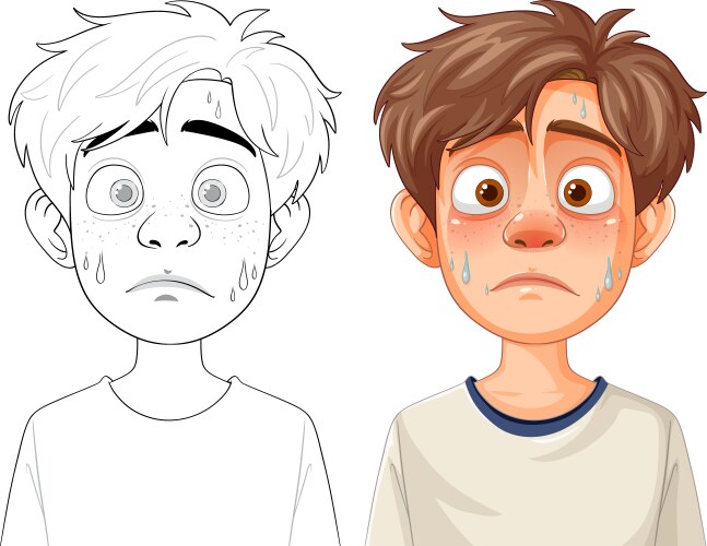 Boy Face Outline Vector Images (over 10,000)