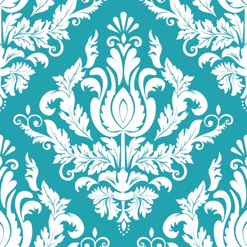 Seamless pattern in baroque rococo victorian Vector Image