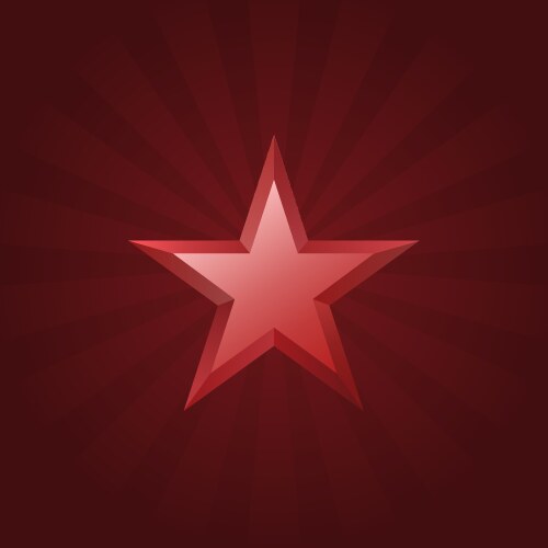 Red star sign Royalty Free Vector Image - VectorStock