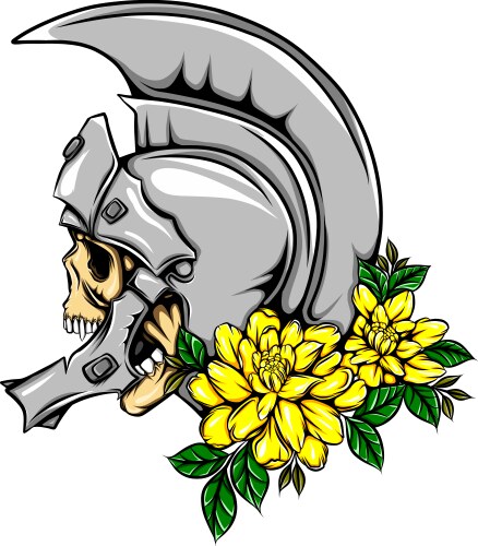 Knight helmet sketch Royalty Free Vector Image