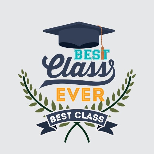 Best in class sticker sign Royalty Free Vector Image