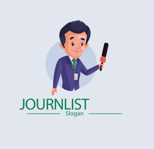 Journalism and journalist Royalty Free Vector Image