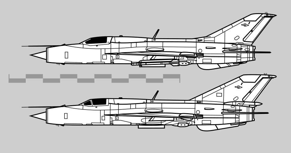 Mig 21 Jet Vector Images (10)