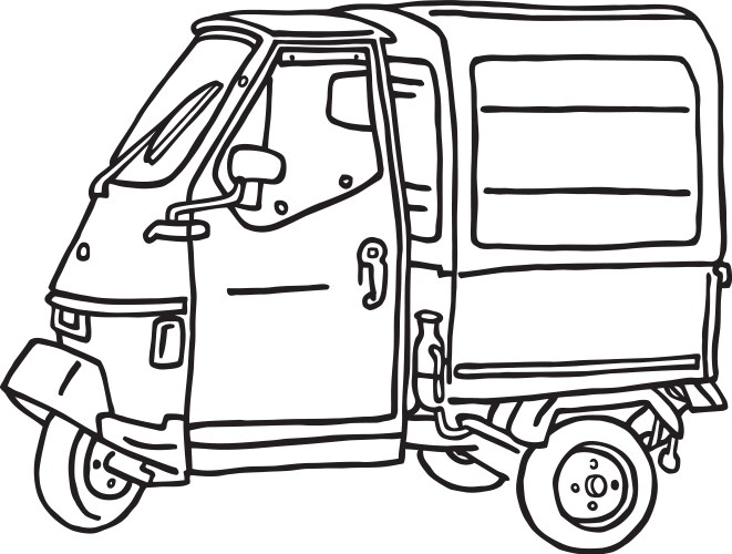 Motor Tricycle Vector Images (over 450)