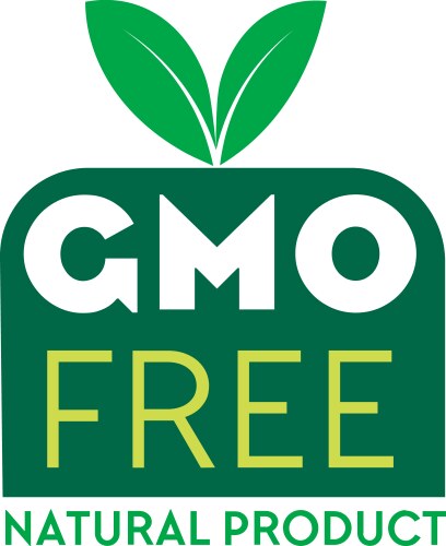 Logo gmo free Royalty Free Vector Image - VectorStock